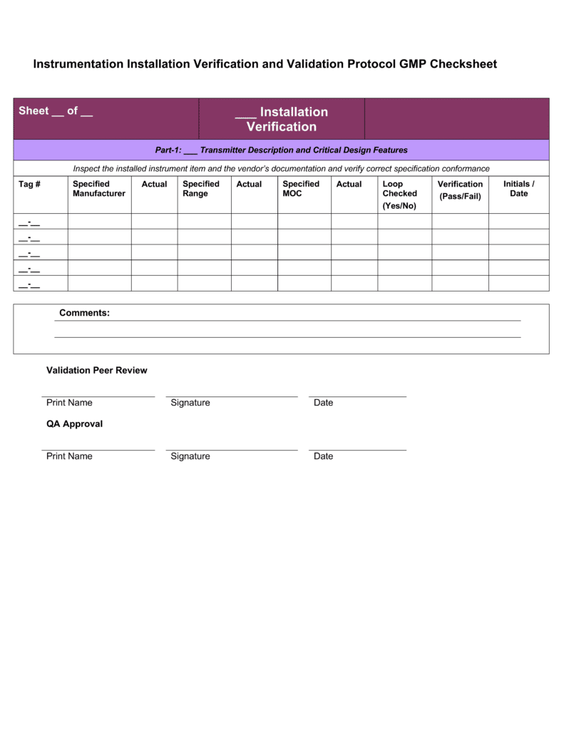 Download 4 professional IQ OQ PQ templates - GetReskilled
