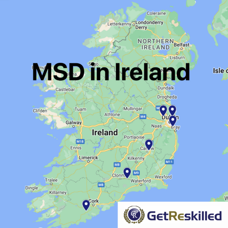 MSD in Carlow, Cork, Dublin, Meath and Tipperary in Ireland